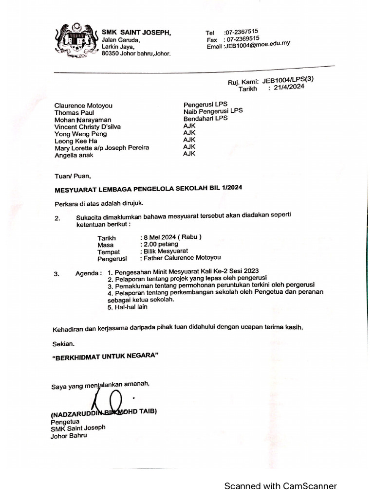 surat panggilan LPS 1 | PDF