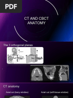 CBCT Anatomy Overview and Planes | PDF