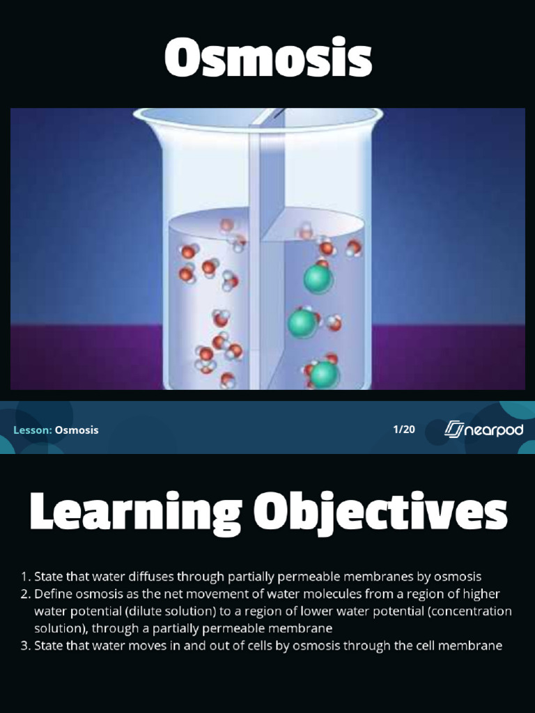 B2 2b-Osmosis | PDF | Osmosis | Chemistry