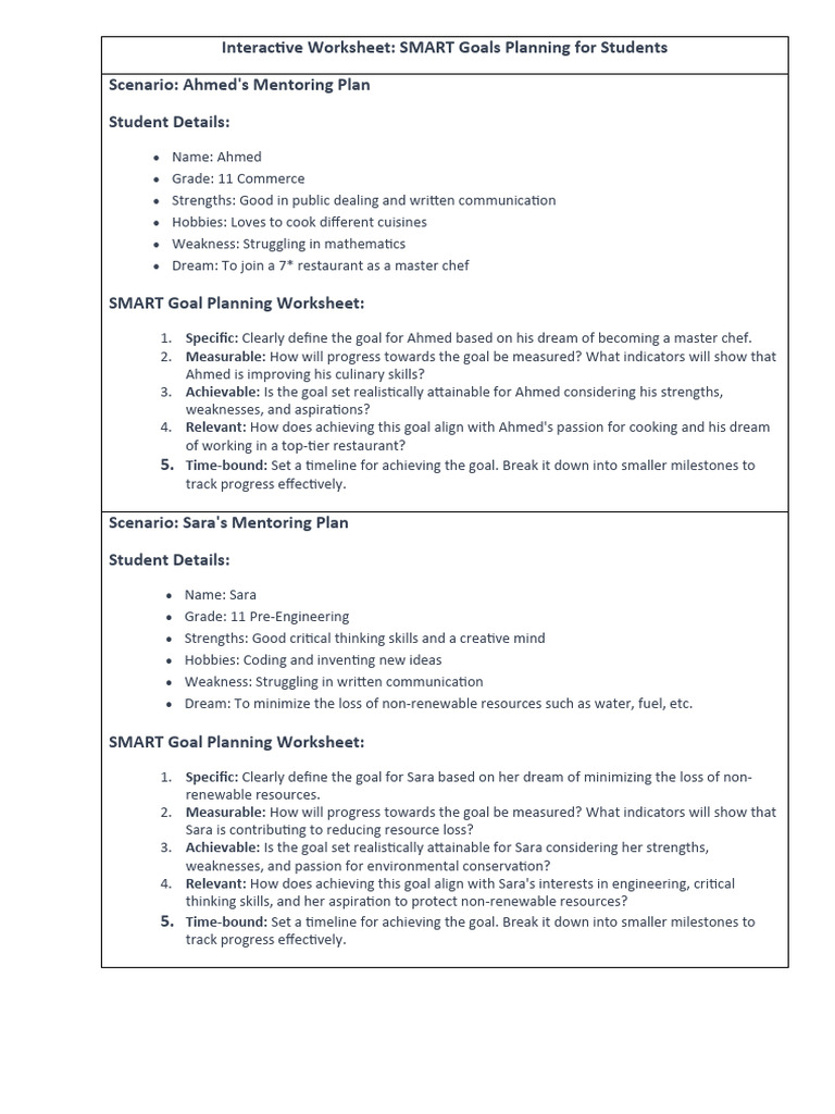 Interactive Worksheet | PDF