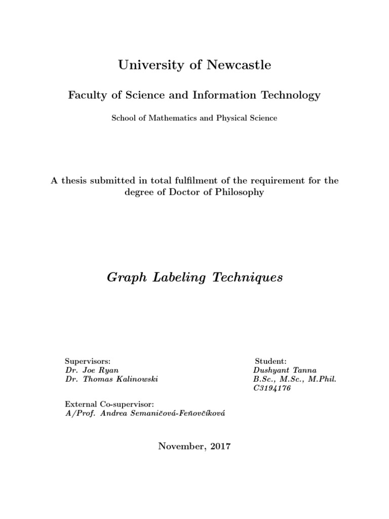 Graph Labeling Techniques | PDF | Vertex (Graph Theory) | Group ...