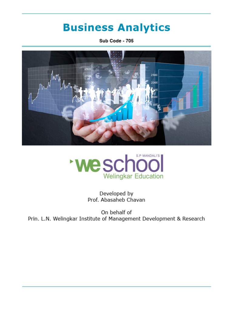 Business Analytics 705 v1 | PDF | Analytics | Predictive Analytics