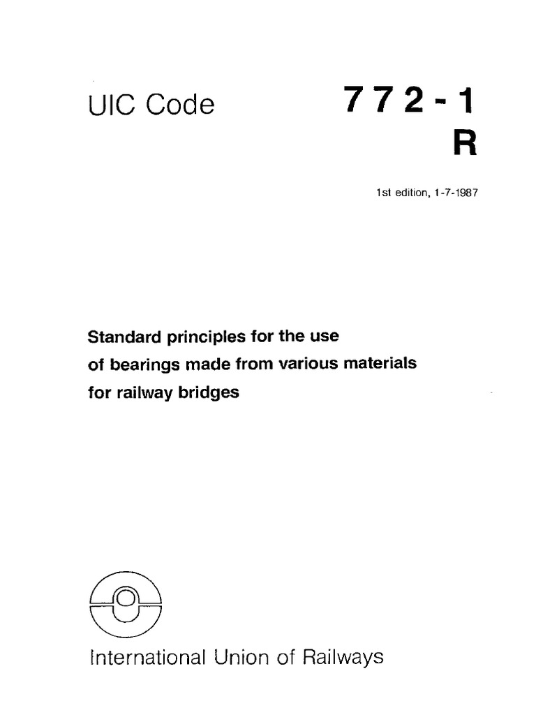 Uic 772 1 | PDF
