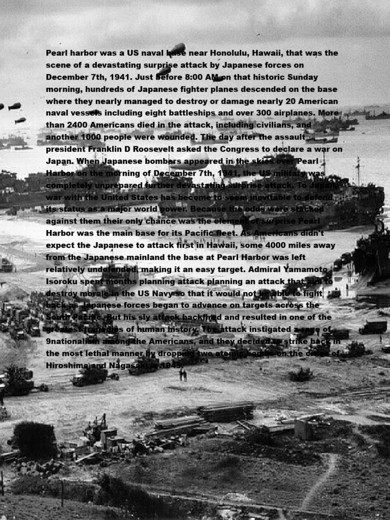 Pearl harbor | PDF