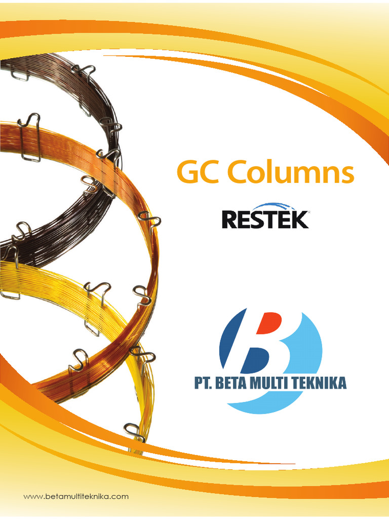 Brosur RESTEK - GC Column | PDF | Chromatography | Gas Chromatography
