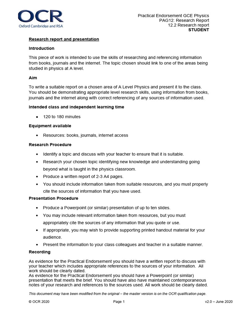 PAG 12 Instructions 1 | PDF | Information | Teachers