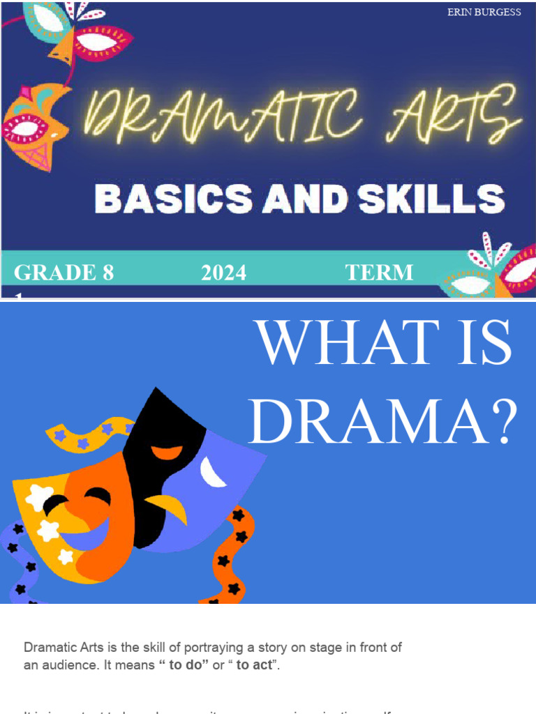 Grade 8 Drama Basics | PDF | Stress (Linguistics) | Rituals