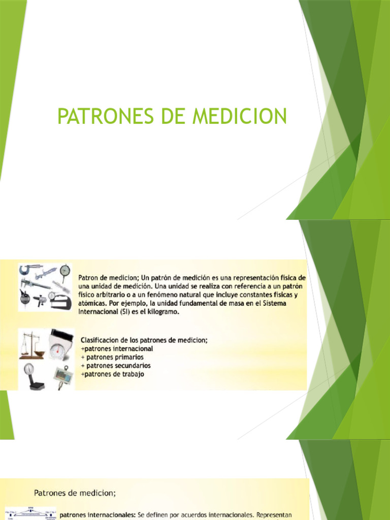 Patrones de Medición | PDF | Metrología