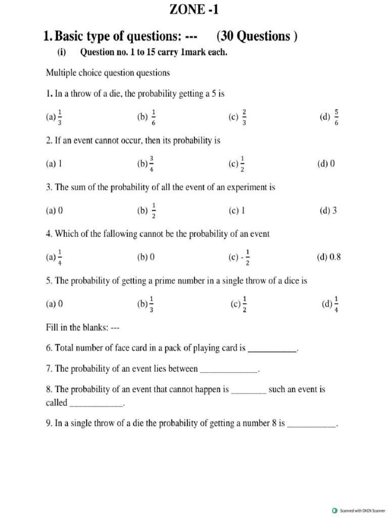 Probability Assignment | PDF