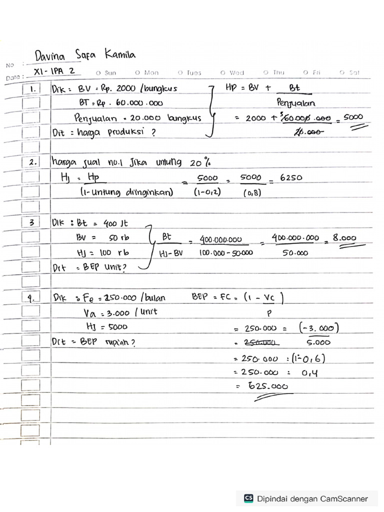 Davina Safa Kamila (XI MIPA 2) | PDF