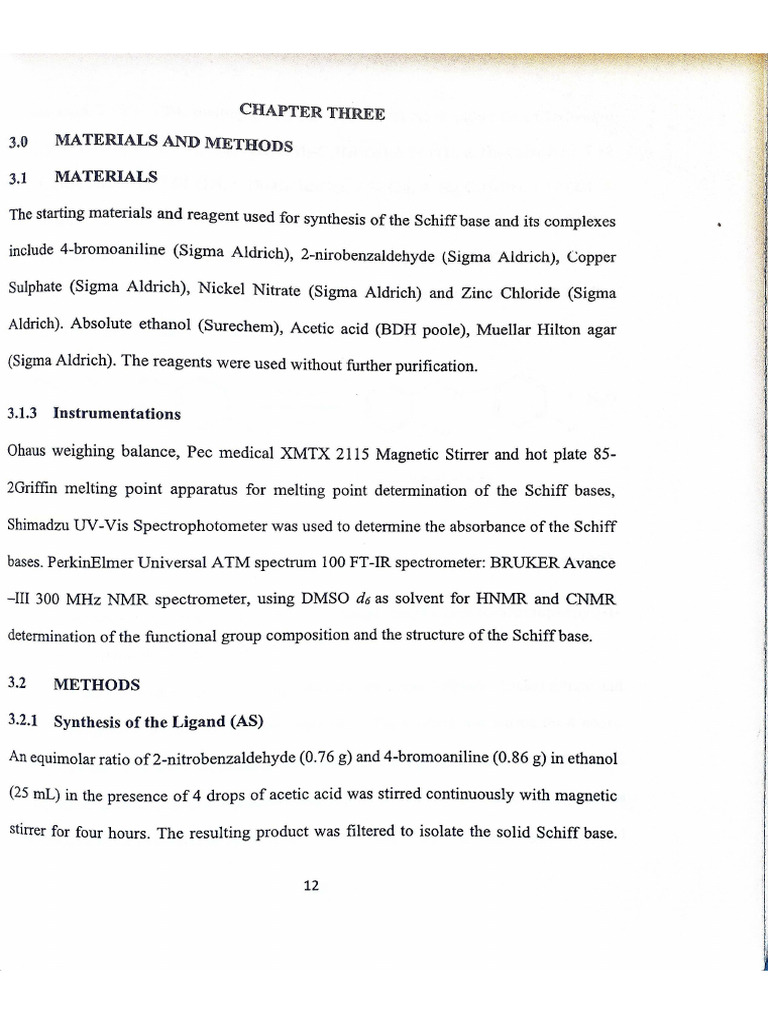 Project Writeup Chapter 3, 4 and 5 Transcript | PDF