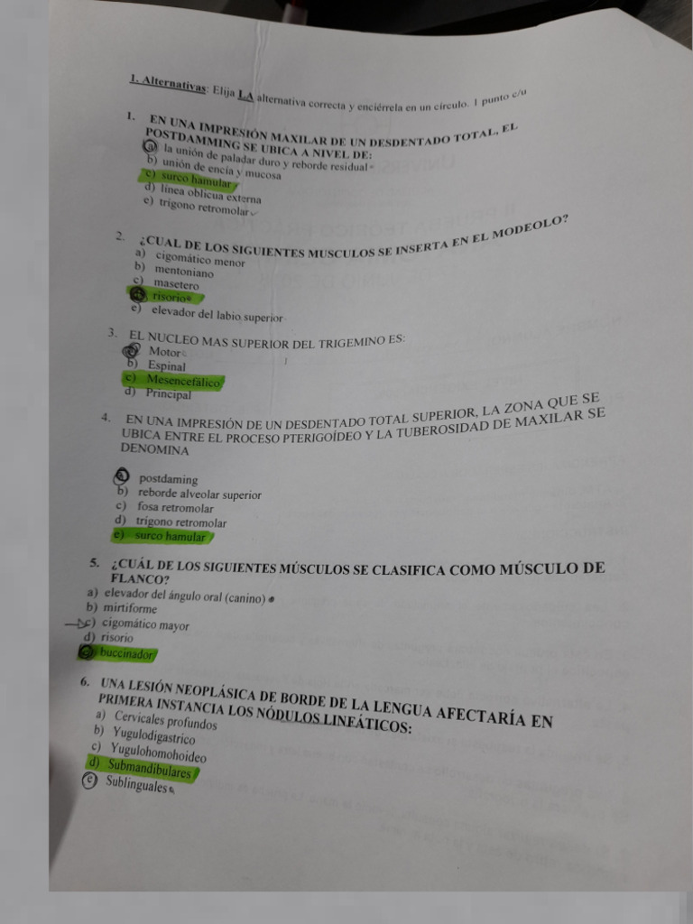 Prueba 3 Anato Clinica | PDF