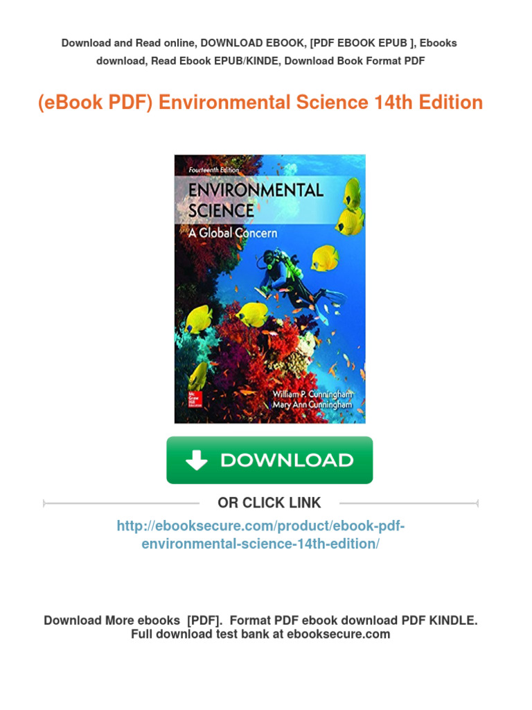 (Ebook PDF) Environmental Science 14th Edition Download PDF | PDF | Water | Waste