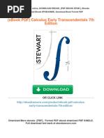 Stewart Calculus 7th Edition-Content | PDF | Integral | Derivative