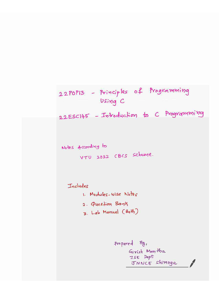 C Program All Modules | PDF