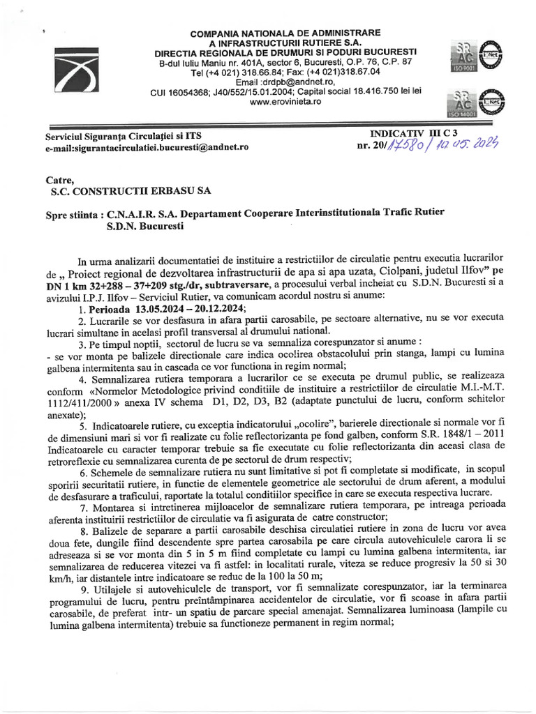 Aviz DN1 Cnair | PDF