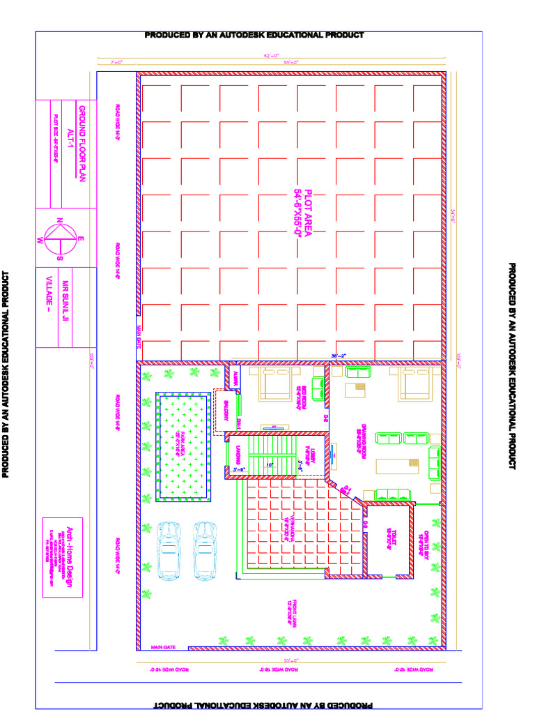 MR Sunil Ji Ref MR Rahul Ji GH - Ground Floor Plan | PDF