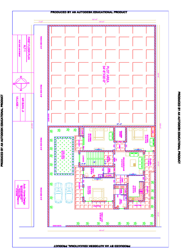 MR Sunil Ji Ref Rahul Ji GH First Floor Plan | PDF