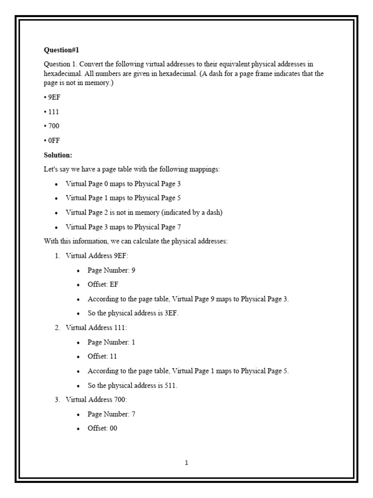 Question#1 | PDF | Computer Data Storage | Computing