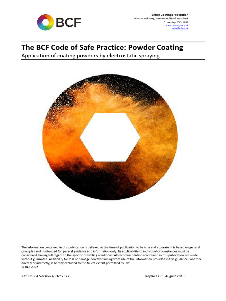 HS004 Code of Safe Practice | PDF | Occupational Safety And Health | Dust