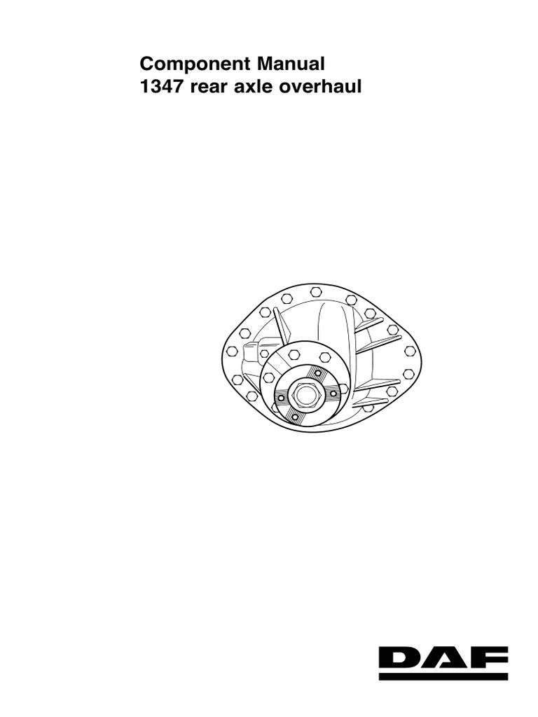 1347 Rear Axel Overhaul | PDF | Motor Vehicle | Land Vehicles