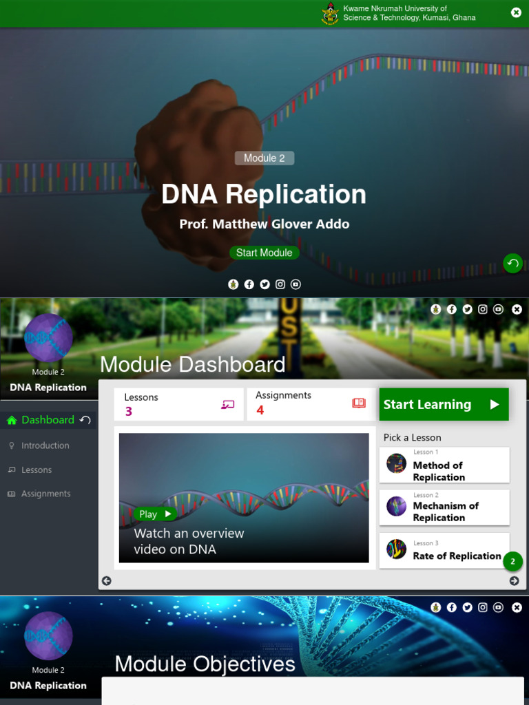 BIOL 360 - Module 2 - DNA Replication | PDF | Dna Replication | Primer ...