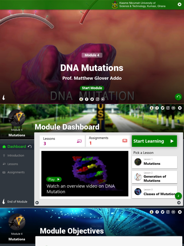 BIOL 360 - Module 4 - Mutation | PDF | Point Mutation | Mutagenesis