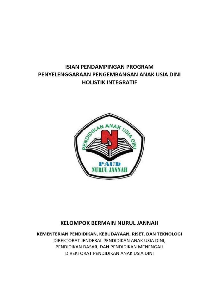 Instrumen Pendampinga PAUD HI (Disdik, Fasilitator) | PDF