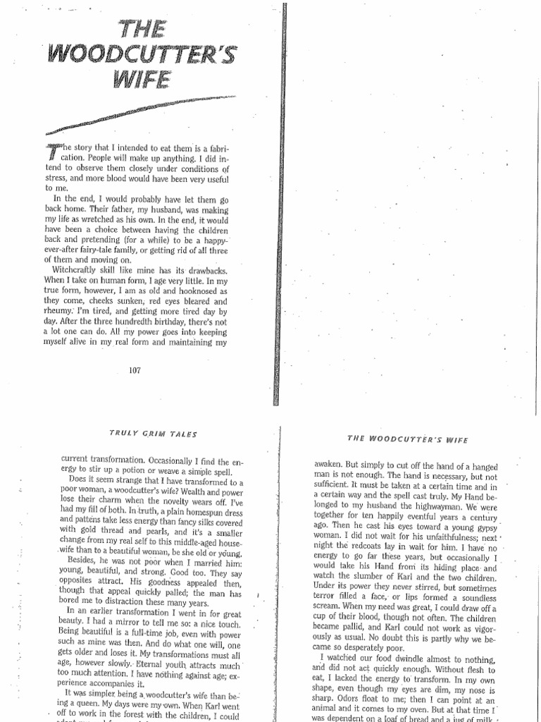 The Woodcutter's Wife | PDF