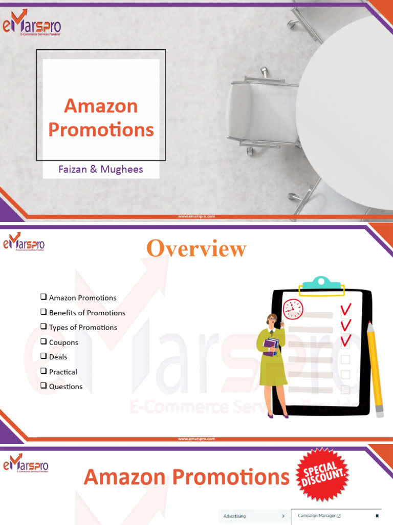 Amazon Promotions | PDF | Coupon | Promotion (Marketing)