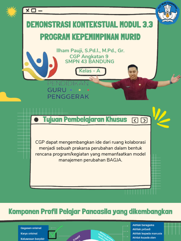 DEKON Modul 3.3 Kepemimpinan Murid Ilham Pauji | PDF
