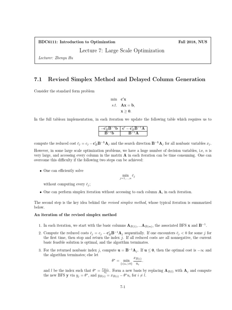 Lecture 7 Large-Scale | PDF | Mathematical Concepts | Mathematics Of ...