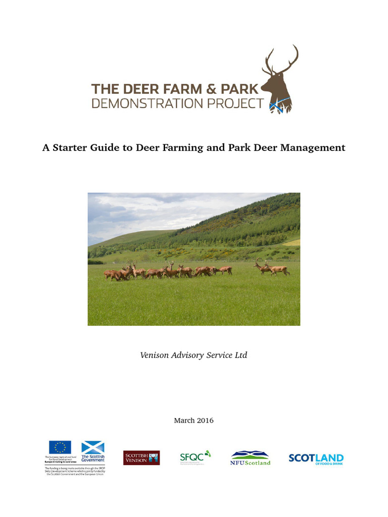 Deer Farming & Management Guide | PDF | Deer | Meat