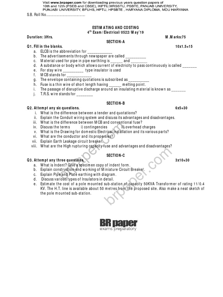 EEE(4thSemester) | PDF | Fuse (Electrical) | Insulator (Electricity)