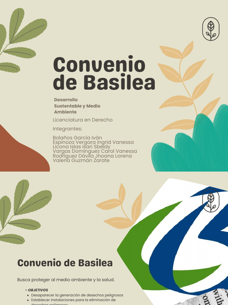 Convenio de Basilea | PDF | Residuos | Economía y medio ambiente