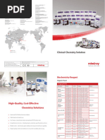 Mindray Reagent Brochure | PDF