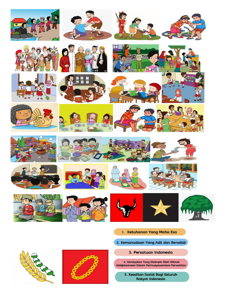 Gambar Penerapan Sila-sila Pancasila | PDF