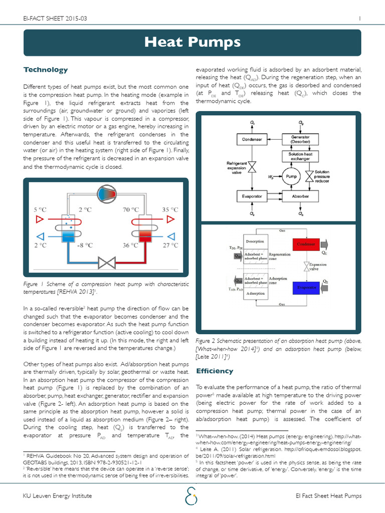 EI Factsheet10 Eng | PDF | Heat Pump | Heat