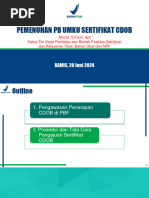 SERTIFIKAT CDOB PENGAJUAN | PDF