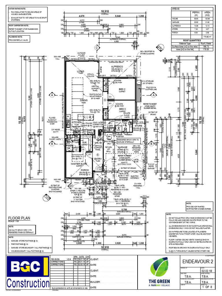 Endeavour 2 - A3 (3) (02 02 18) | PDF | Roof | Building