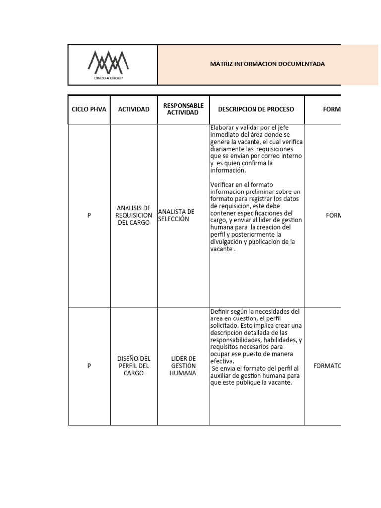 Formatos Calidad Wilson y Diana 2 | PDF | Software | Publicación