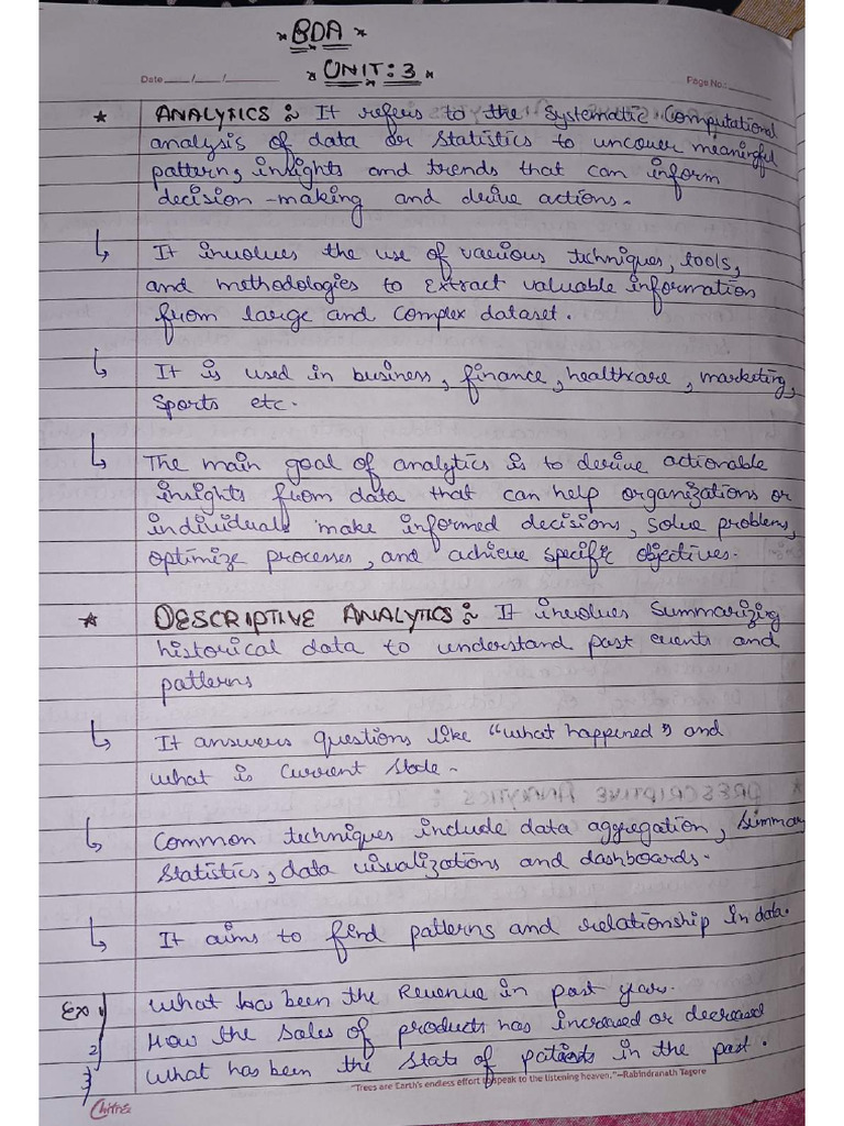 Bda Unit 3 by Akash | PDF