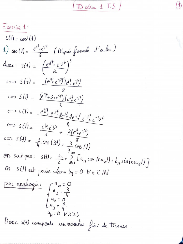 Serie 1 Ex (1,2,3,4 (1,2,3,4) ) | PDF