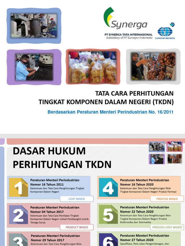 Copy Pelatihan Tata Cara Penghitungan TKDN PM 16 2011 | PDF