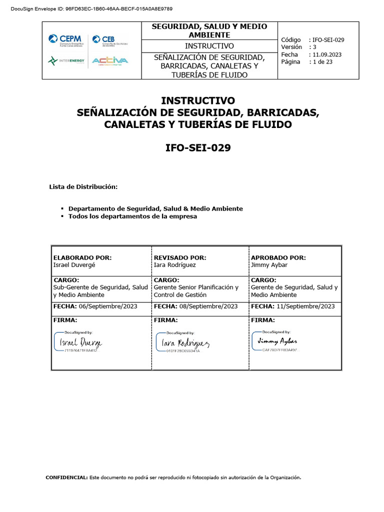 Ifo Sei 029 Senalizaciones y Barricadas 3 | PDF | Tráfico | Color