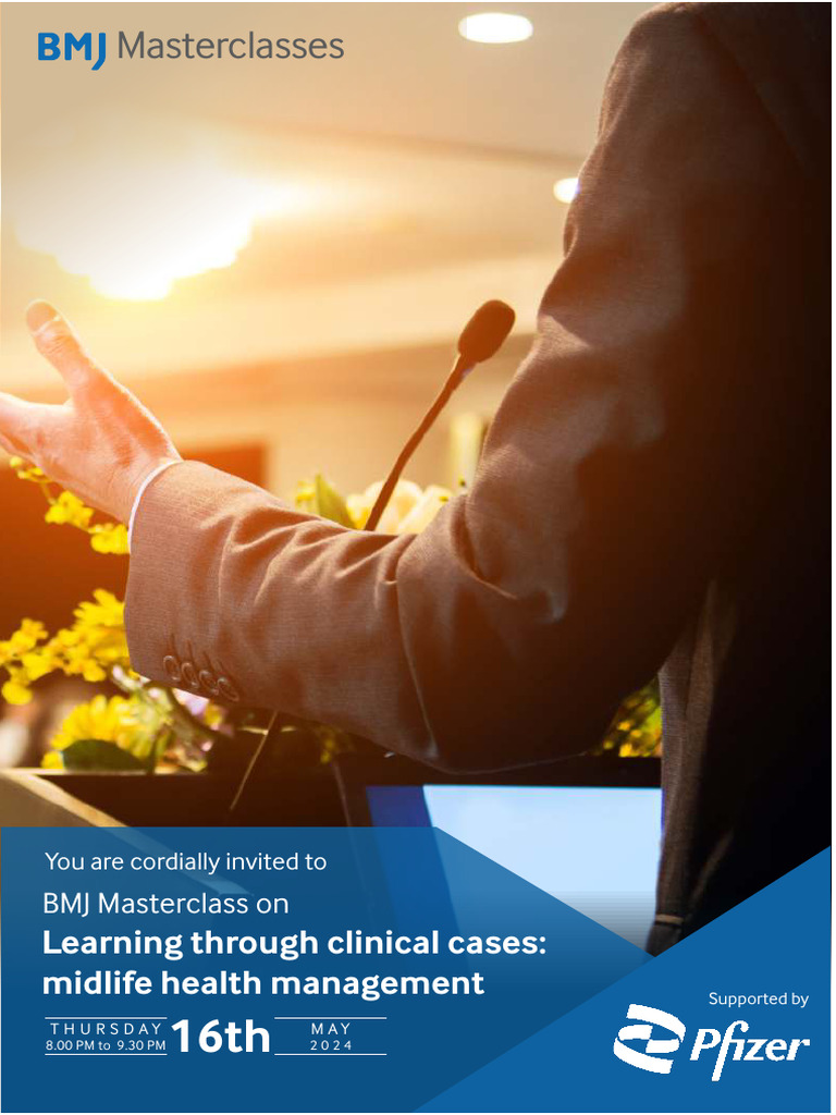 Midlife Health Management Masterclass | PDF | Psychiatrist | Psychiatry