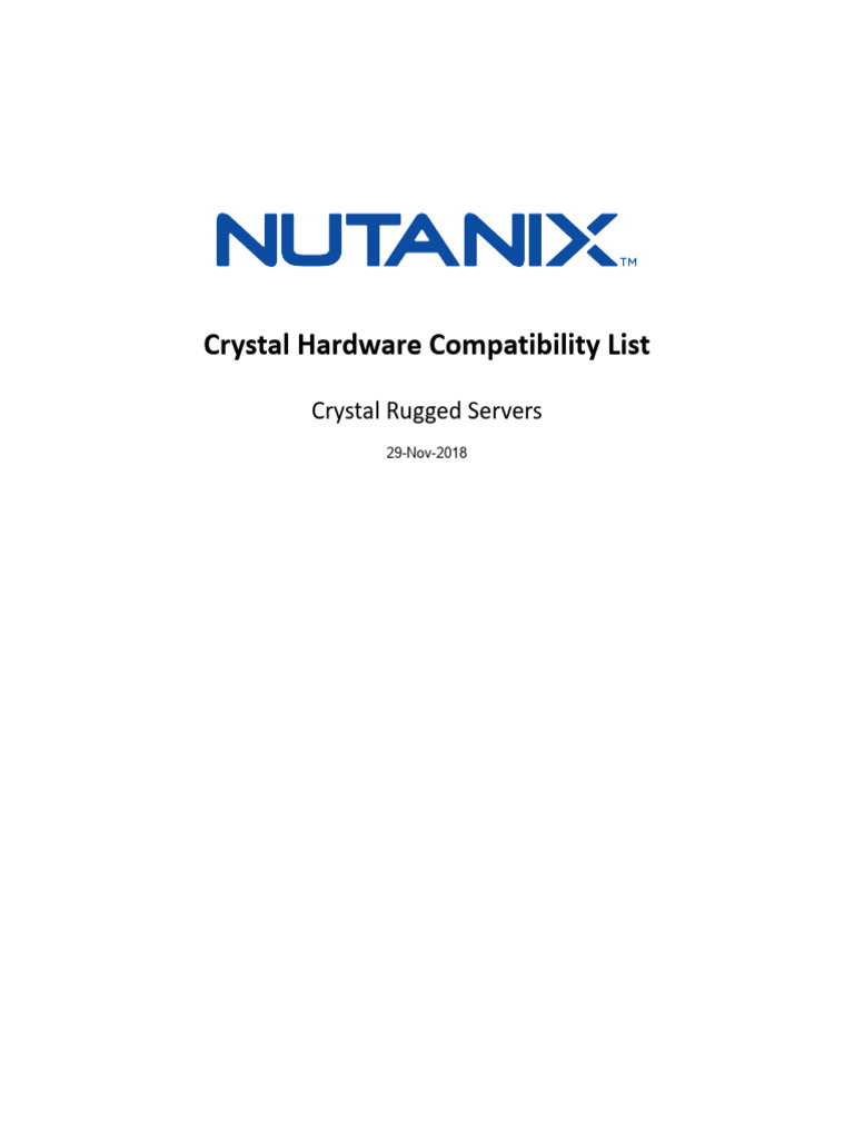 Crystal Hardware Firmware Compatibility | PDF | Superuser | Command Line Interface