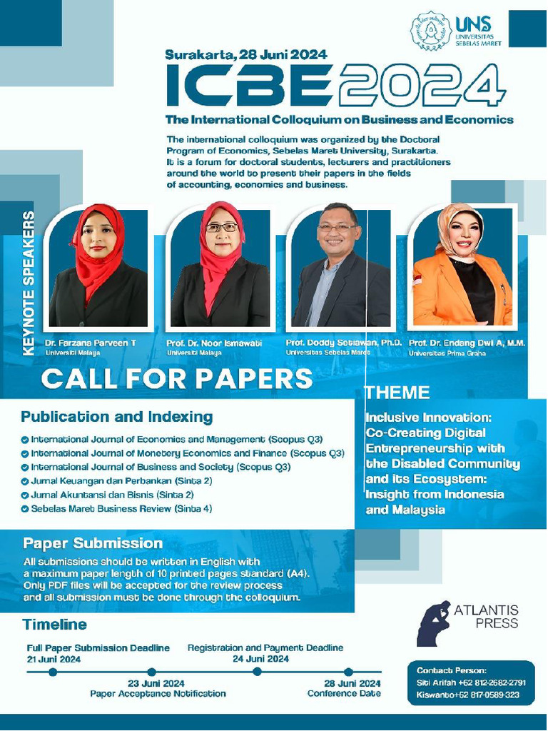 ICBE-6: Business & Economics Colloquium | PDF | Small And Medium Sized ...