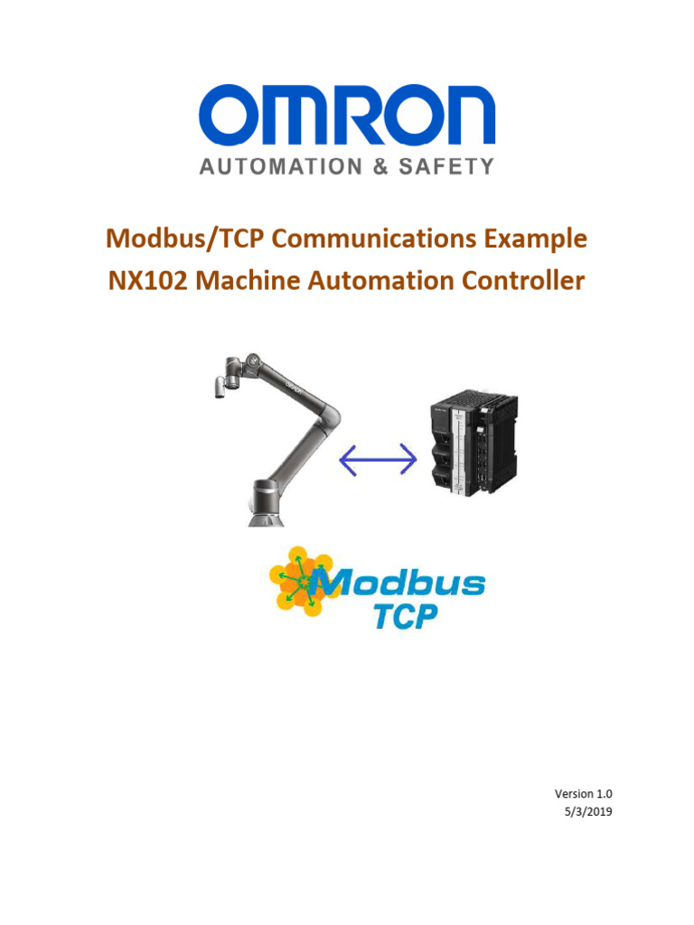 NX102 Modbus TCP Sample code | PDF | Transmission Control Protocol ...