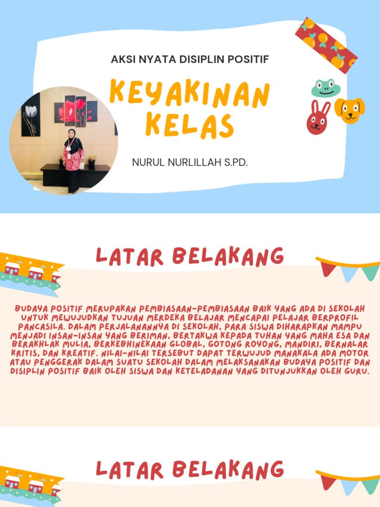 Membangun Keyakinan Kelas Positif | PDF | Karier & Perkembangan ...